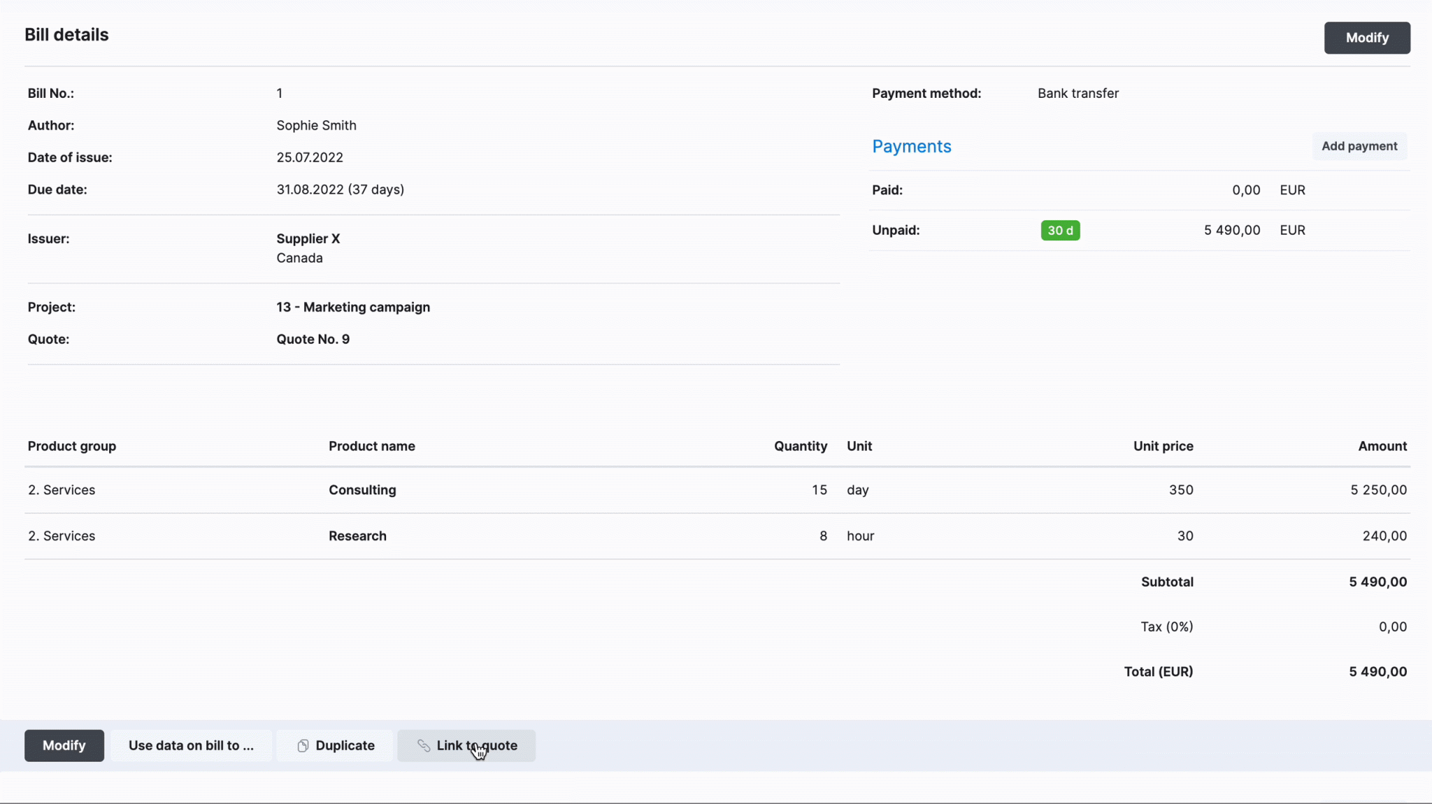 August Update: Improved Cost Tracking Scoro