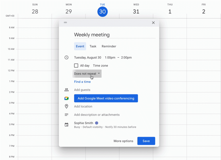 September Update: Timesheet and Google Calendar Sync Scoro | Scoro