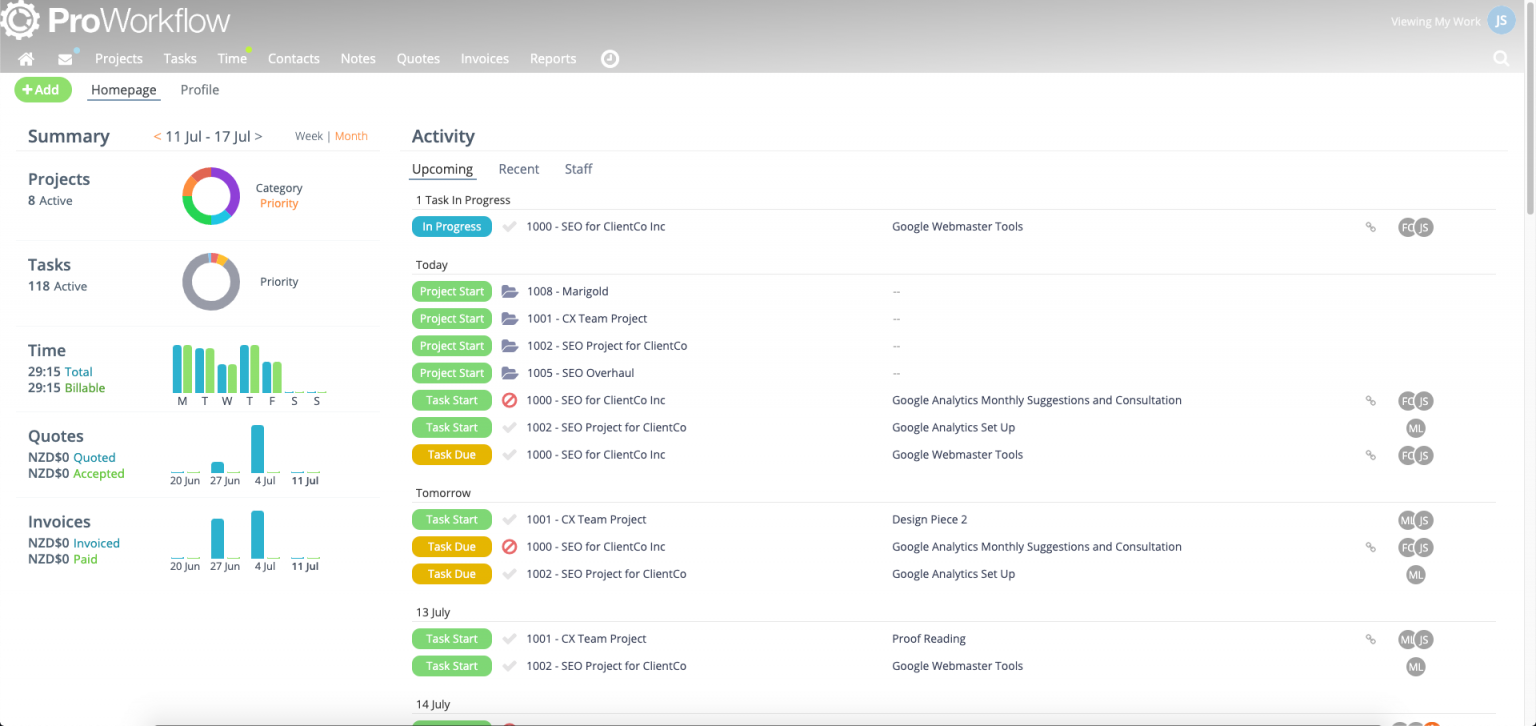 9 Project Management Software That Integrate with Xero| Scoro | Scoro