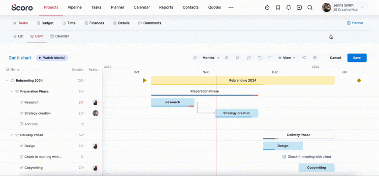 Comparison of Project Management Software (11 Tools)