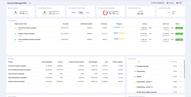 8 Project Management Dashboard Examples